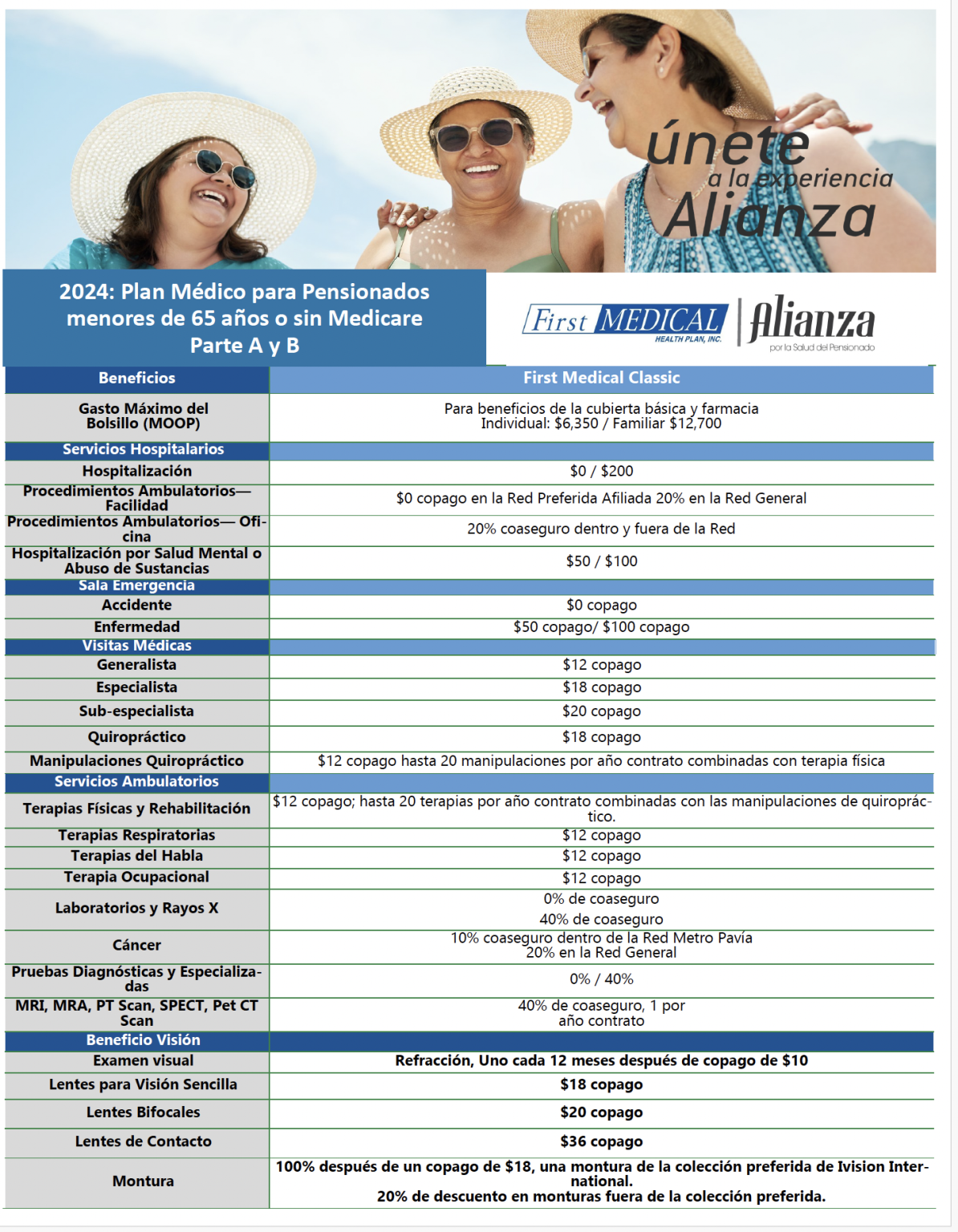 First Medical – Alianza por la Salud del Pensionado